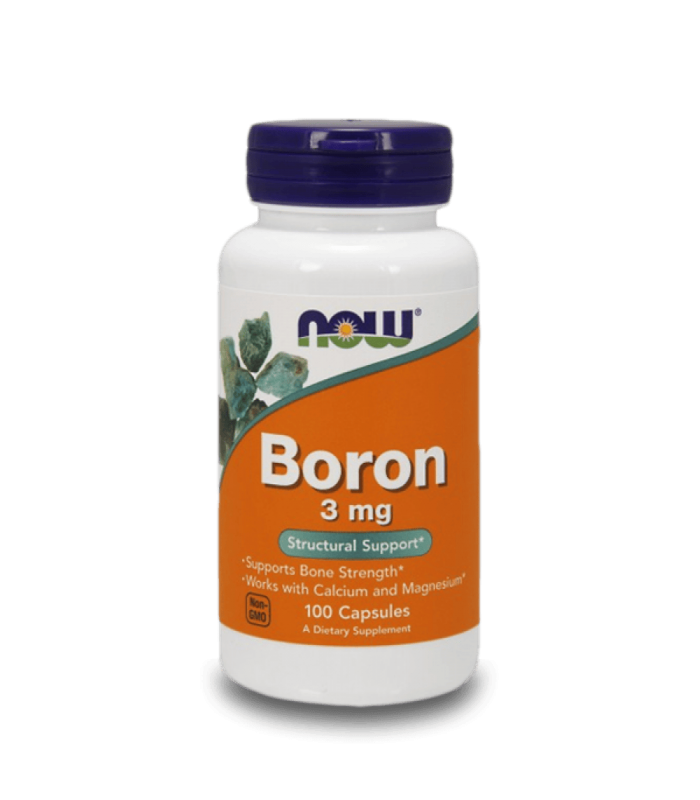 NOW Boron 3 мг 100капс - минерал Бор - БИОВИТАЛ