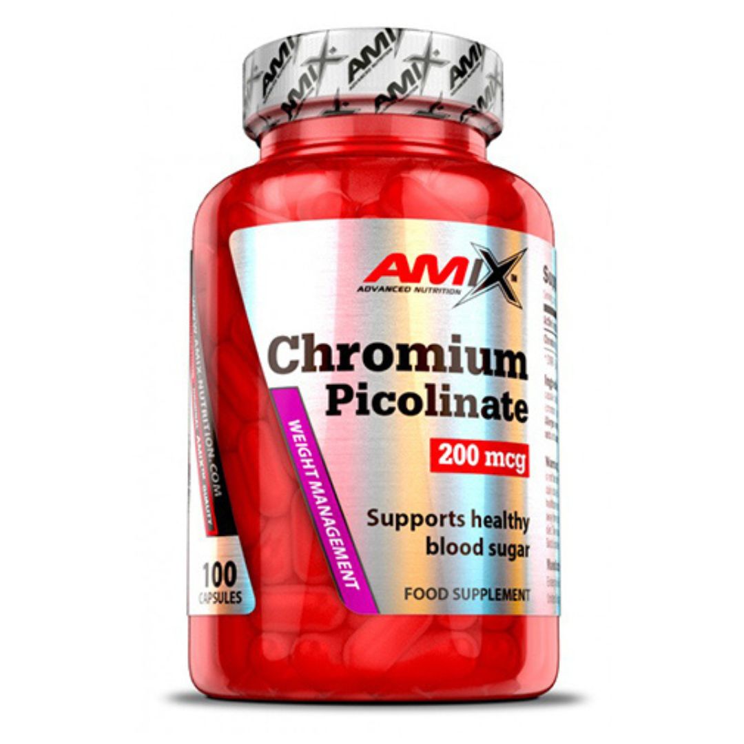 AMIX Chromium Picolinate, 200мкг, 100капс - БИОВИТАЛ