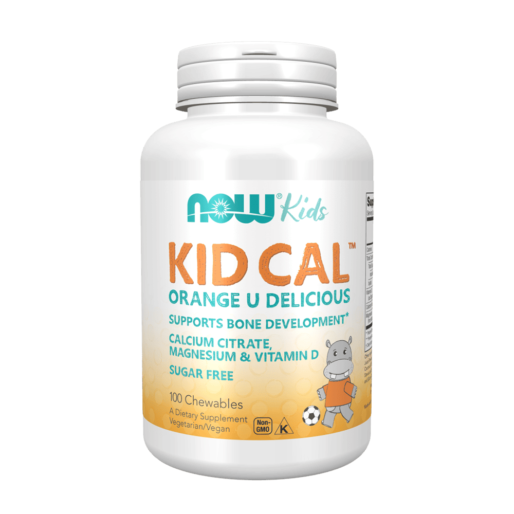 NOW Kid Cal Chewable Calcium, 100 дъвчащи табл - - БИОВИТАЛ