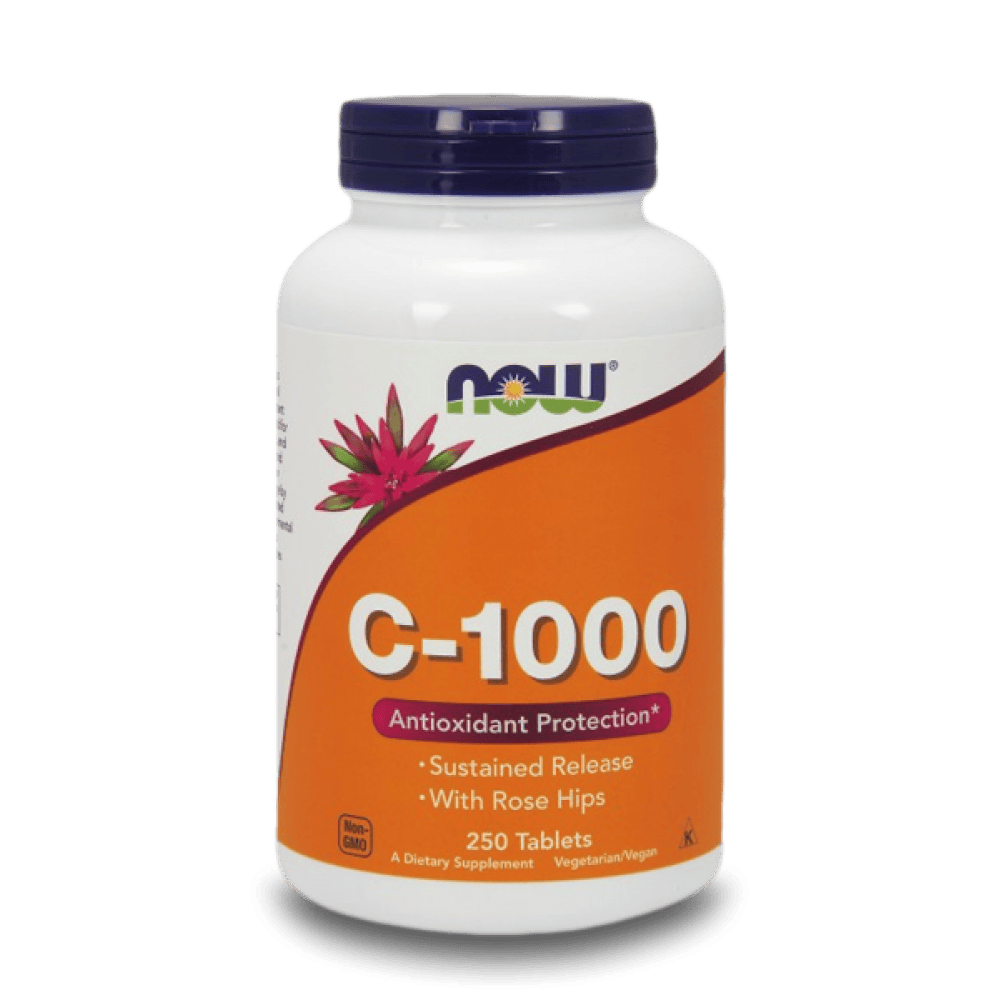 NOW C-1000 Sustained Release - Rose Hips 250табл - БИОВИТАЛ